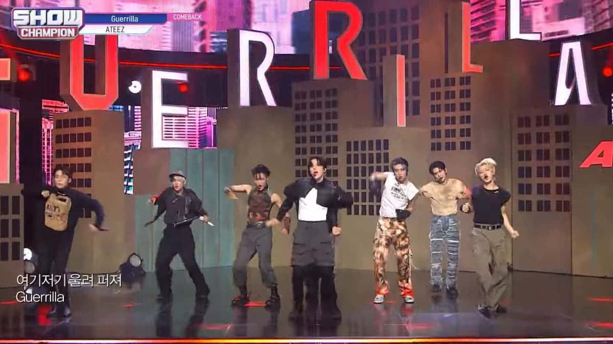 ATEEZ Bags Second Win With “Guerrilla” on Show Champion