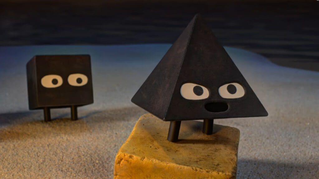 Shape Island Trailer: Peculiar Friendship of Three Different Shapes ...