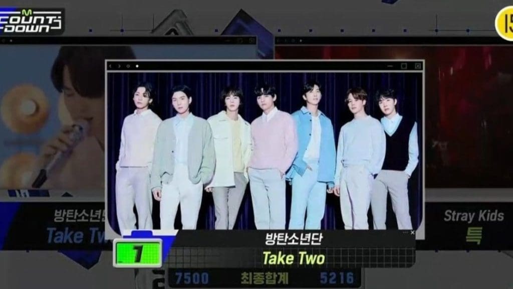 Take Two 2nd Win: BTS OT7 Record a New All Time Hit on M Countdown Despite Ongoing Hiatus ...