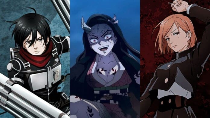 10 Strongest Female Anime Characters That Redefine Power: Mikasa ...