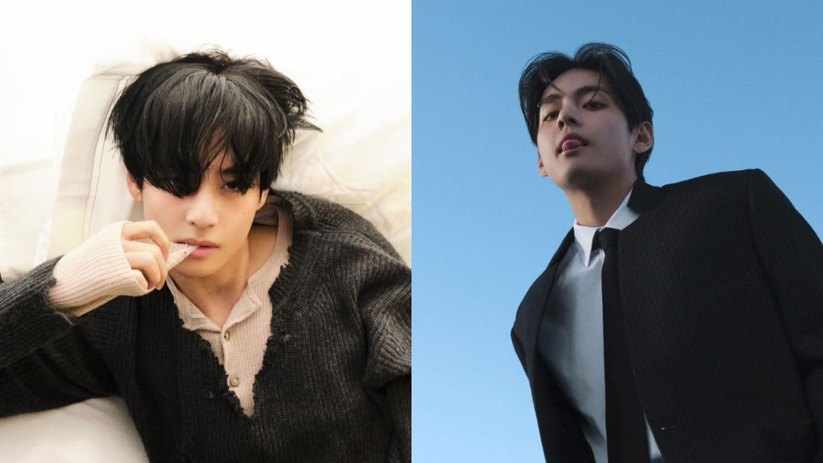 FRIENDS Concept Photo: BTS V Looks Charming and Handsome Stealing ...