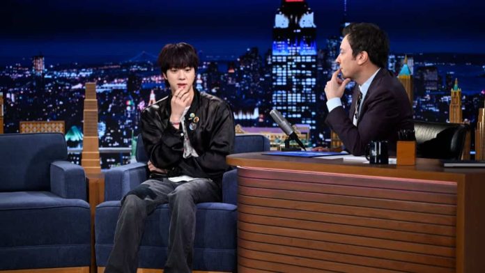 BTS' Jin on The Tonight Show with Jimmy Fallon: Fans Are Swooning Over ...